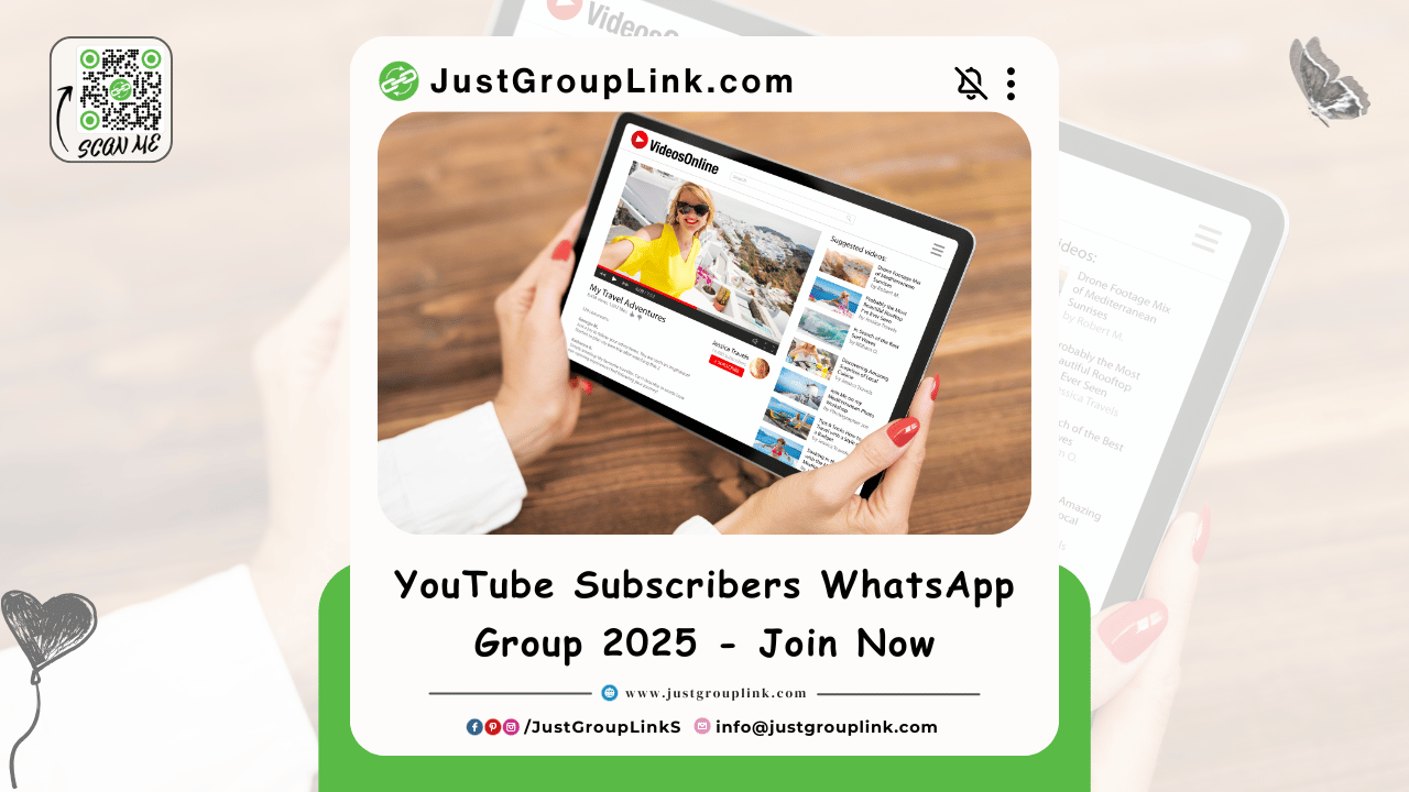 358+ YouTube Subscribers WhatsApp Group 2025 - Join Now